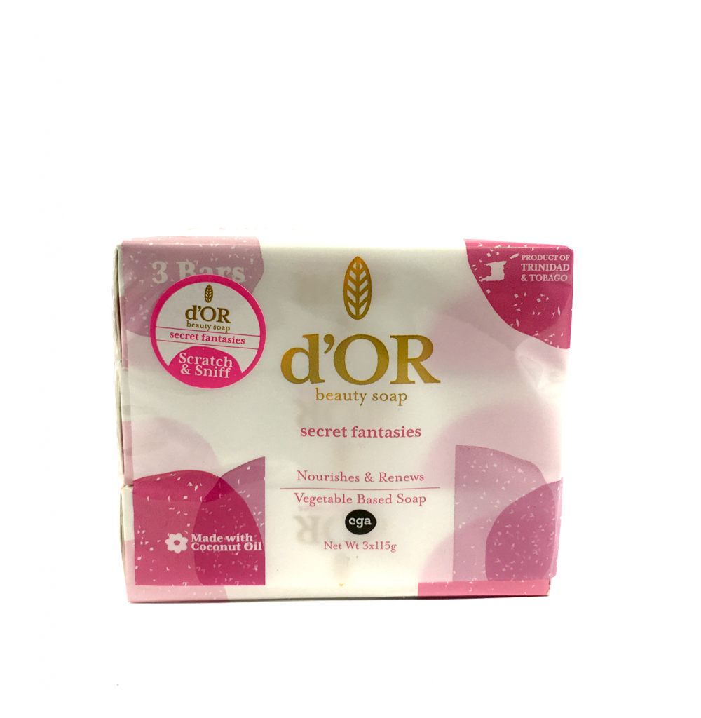 d’OR Soap 3 Pack – Secret Fantasies – CGA Caribbean