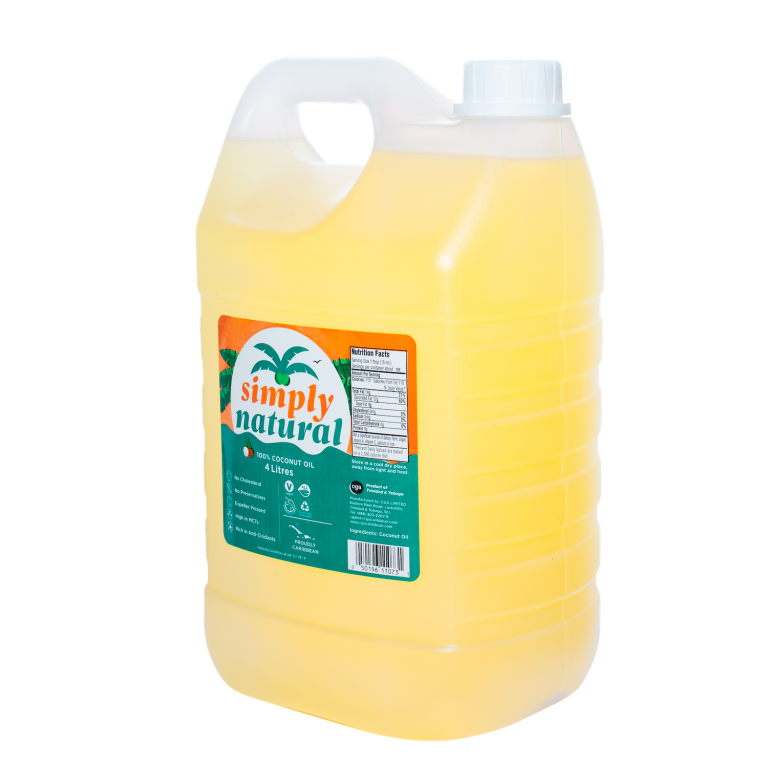 Simply Natural Coconut Oil 4L – CGA Caribbean