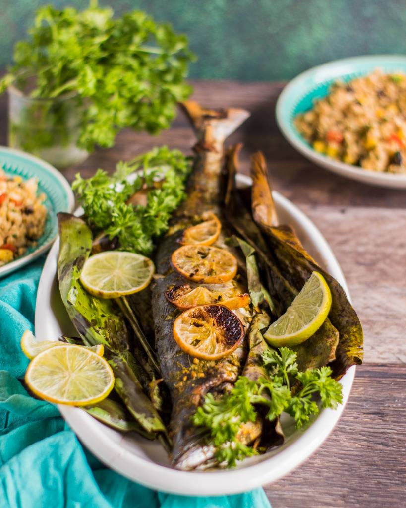 Banana Leaf Grilled Fish Recipe – CGA Caribbean